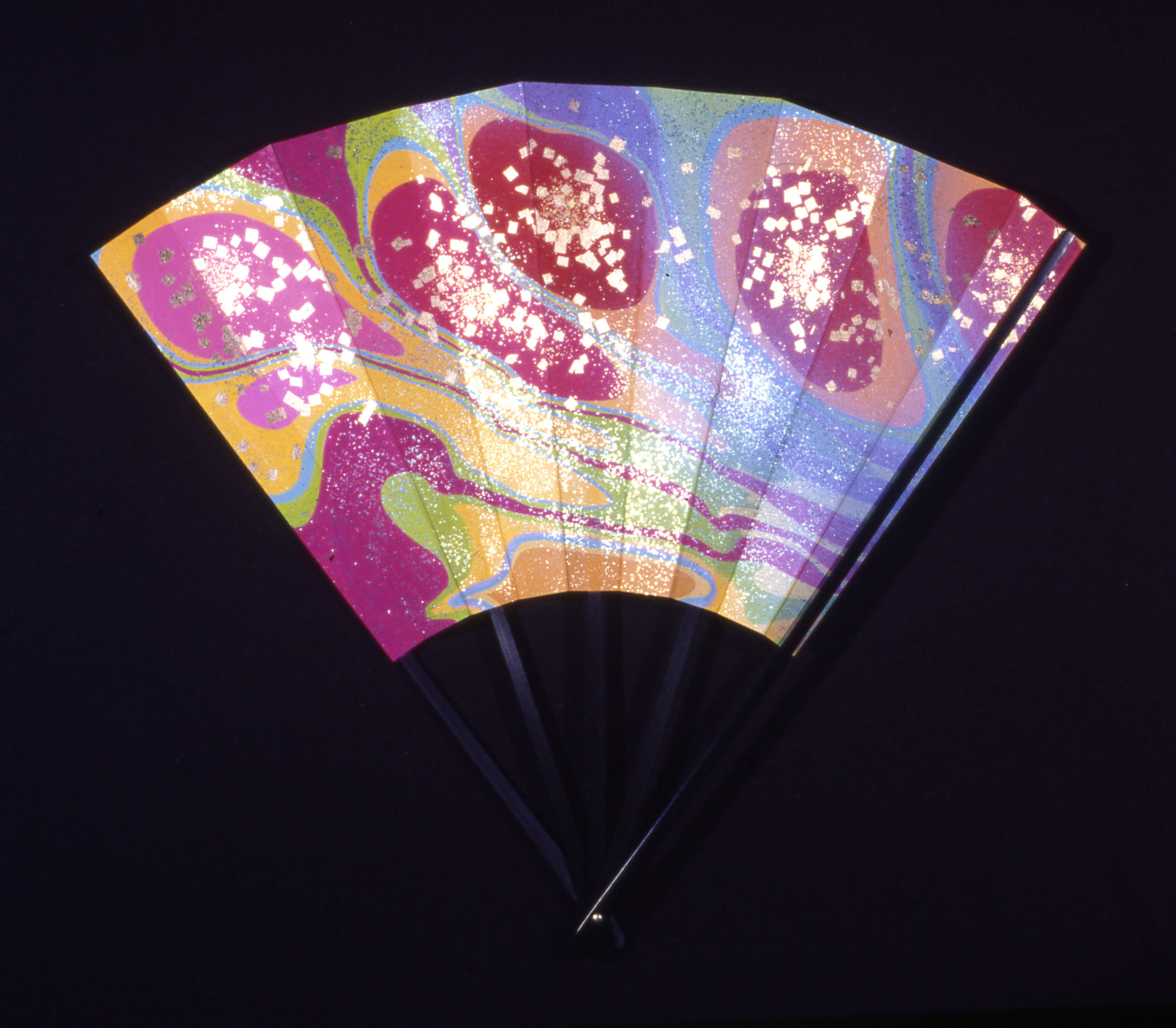マーブリングの扇(Marbling fan) – KEISUI ART STUDIO